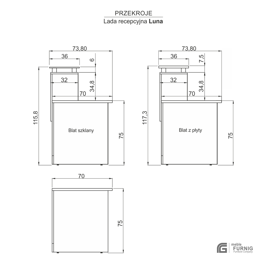 Moduł lady recepcyjnej Luna RL-6S